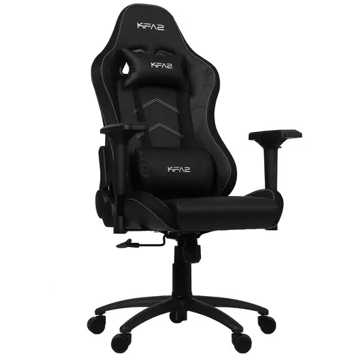 Кресло игровое KFA2 Gaming Chair 01 RGB SE Black With RGB экокожа ...